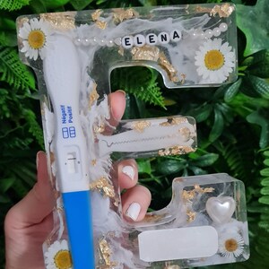 Handmade Baby Birth Keepsake Resin Customizable Souvenir With Embedded ...