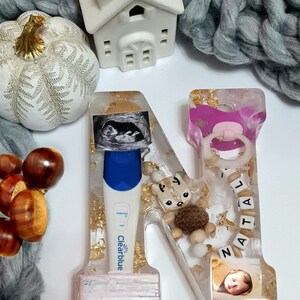 Handmade Baby Birth Keepsake Resin Customizable Souvenir With Embedded ...