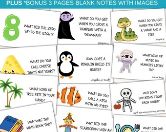 Summer Jokes for Kids Lunchbox Notes, Lunchbox Cards, Printable Lunch ...