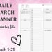 Editable March Calendar, Goodnotes File, Dated Calender, March Daily ...