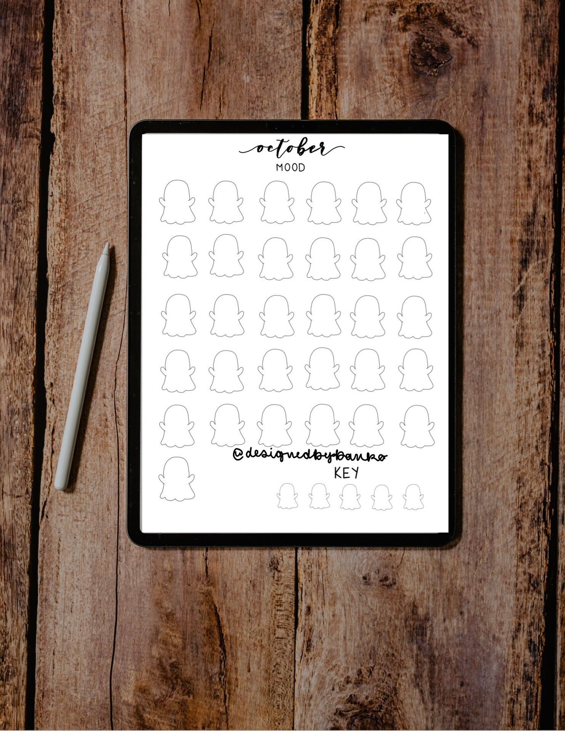 Monthly Mood Tracker, Digital Mood Tracker, Planner Insert, Printable ...