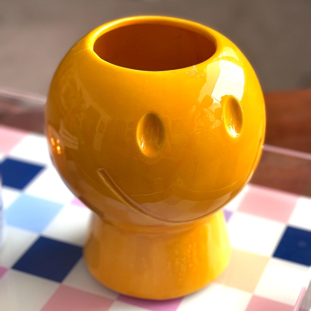 1970’s Mccoy Smiley Face Planter - Etsy