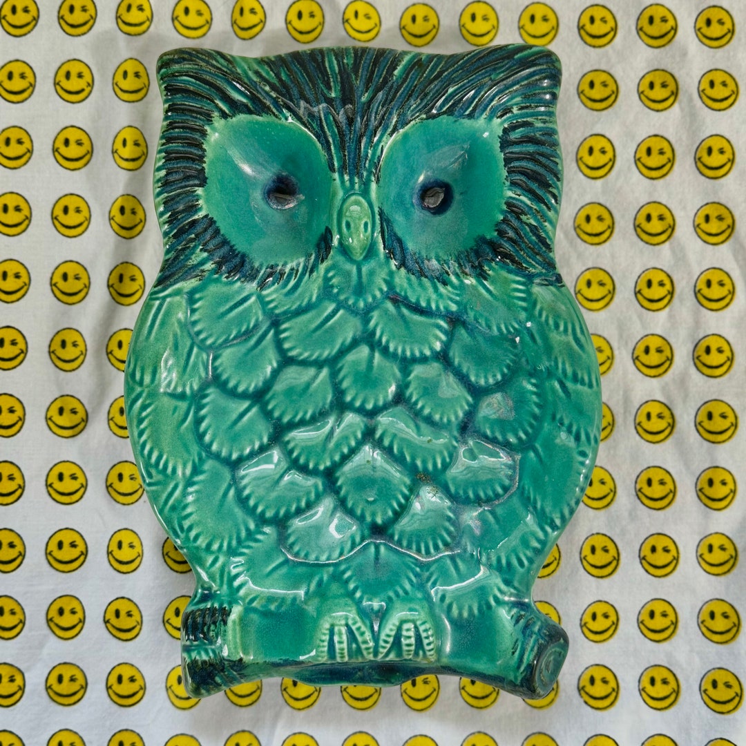Vintage Owl Ashtray - Etsy