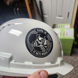 Construction Sticker, Blue-collar Sticker, Funny Jobsite, Roofer ...