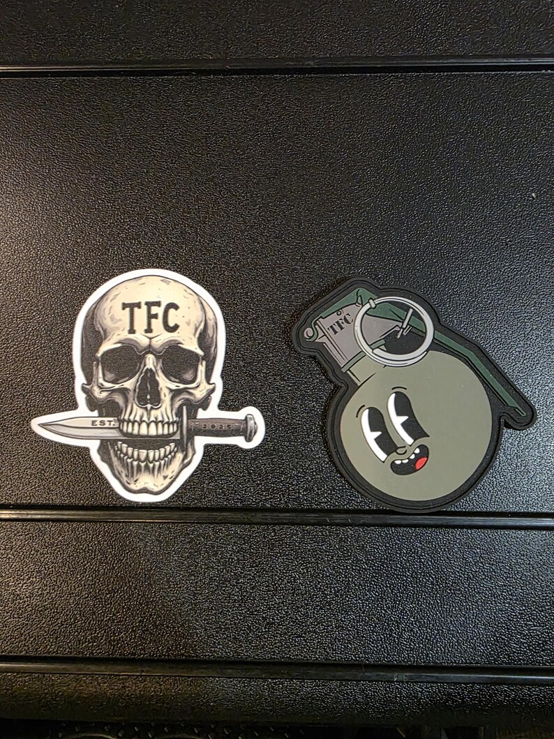M67 Grenade, Cartoon PVC Morale Patch, Tactical, Military, Backpack ...