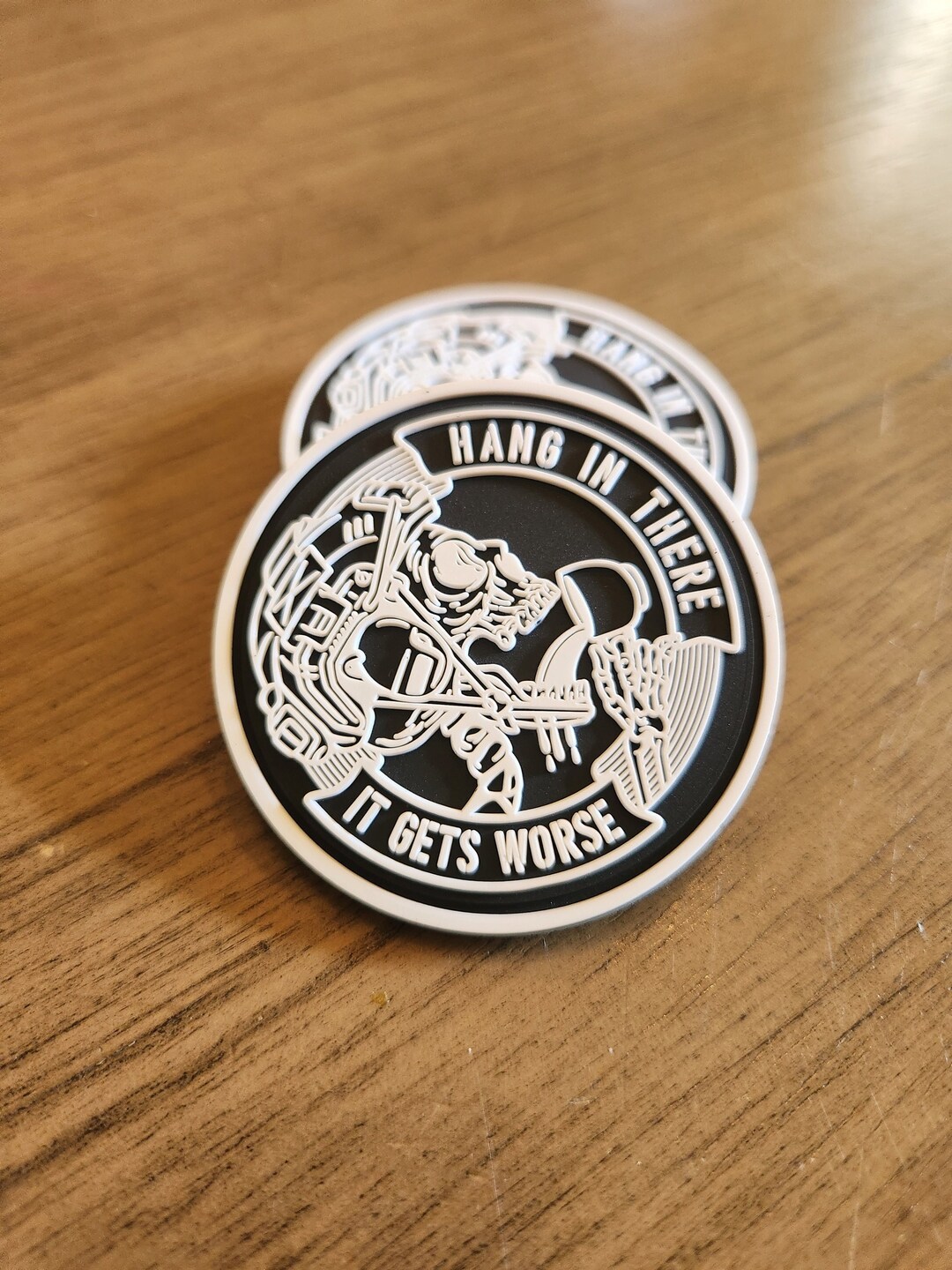 Hang in There It Gets Worse Military Velcro Patch Tactical Gear Morale ...