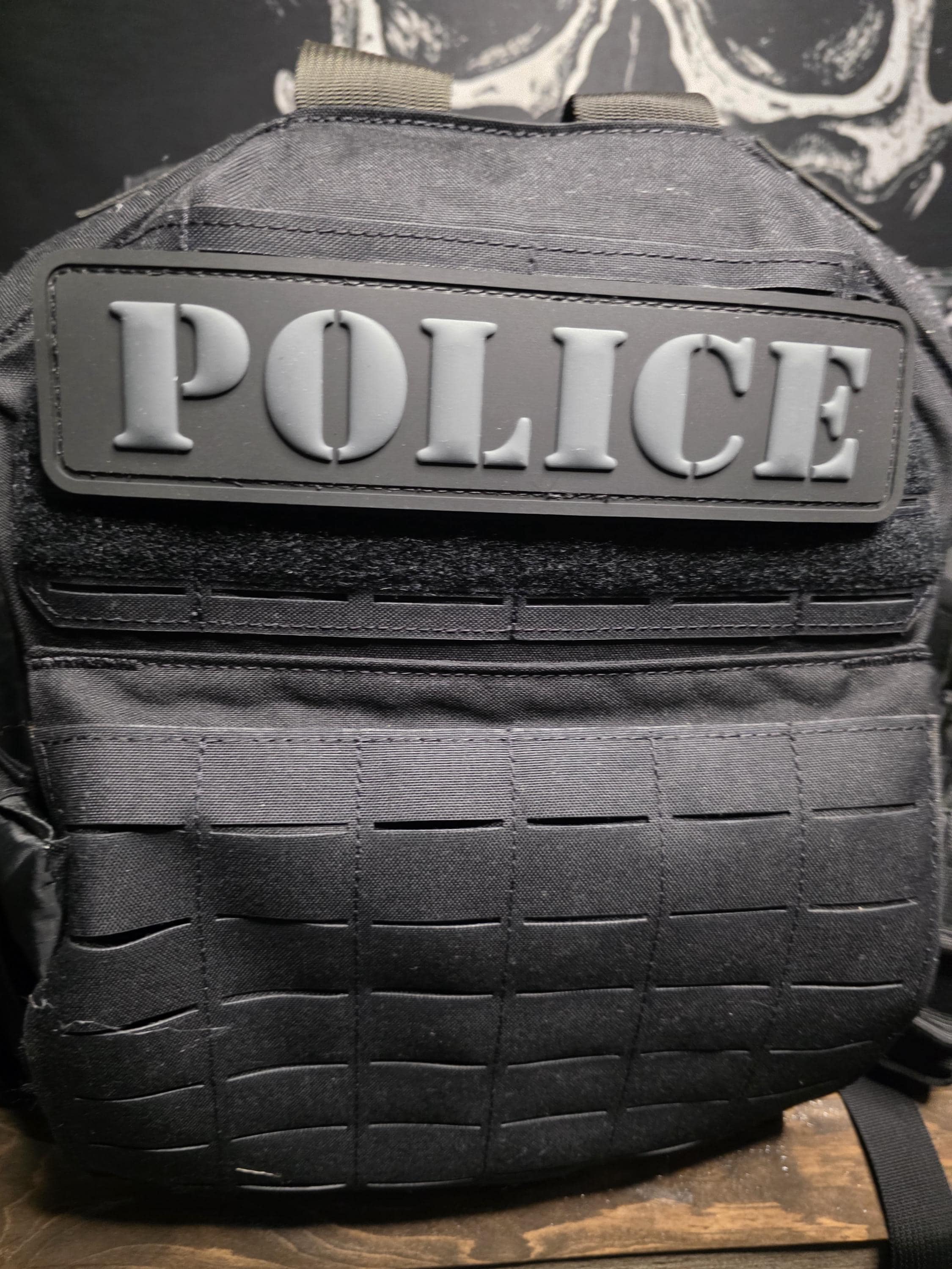 Police PVC Patch – Tactical Hook & Loop Patch for Plate Carrier, Vest ...