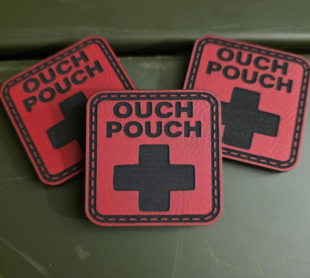 Ouch Pouch Leather Medic Patch – Tactical First Aid Identifier – Hook ...