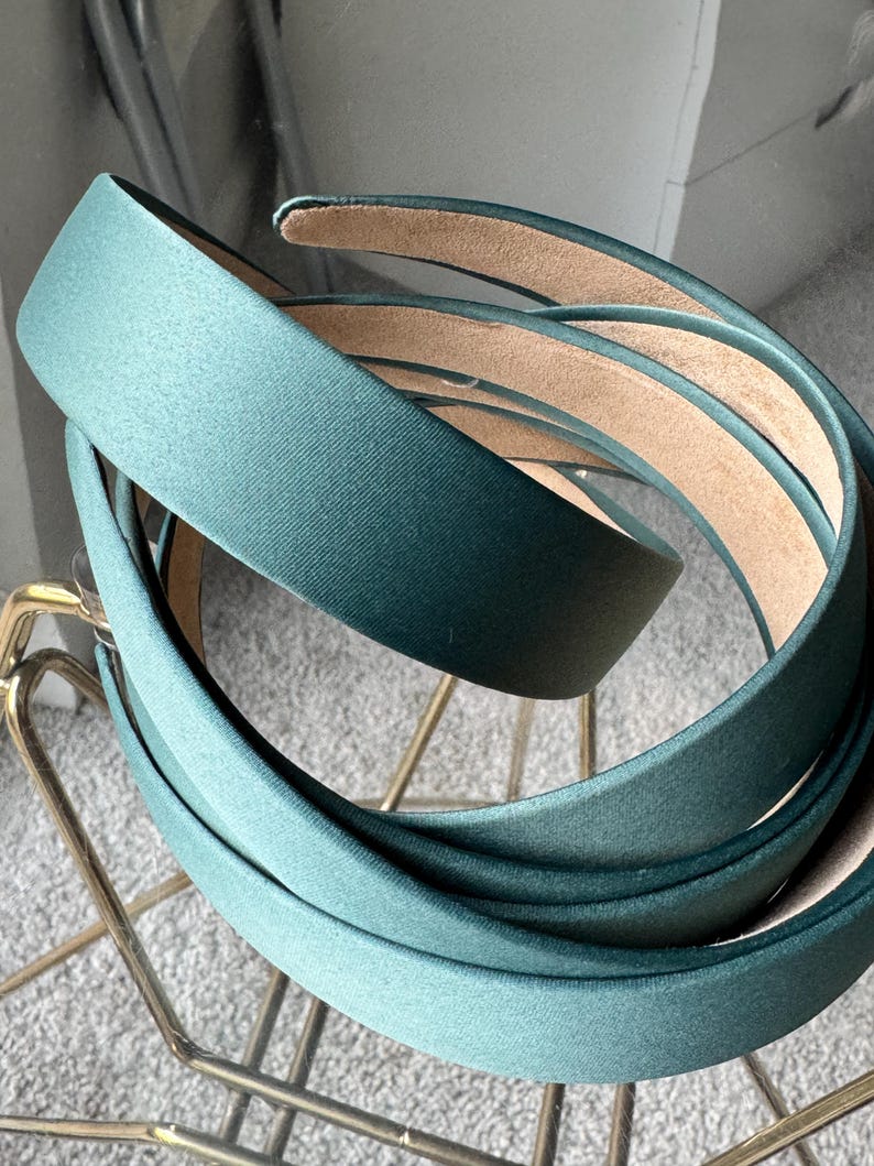 Satin Padded Headbands - Etsy