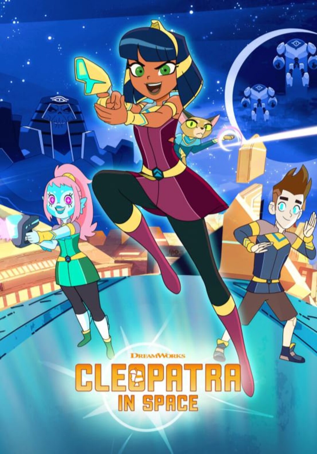 Cleopatra in Space Animated Series - Etsy