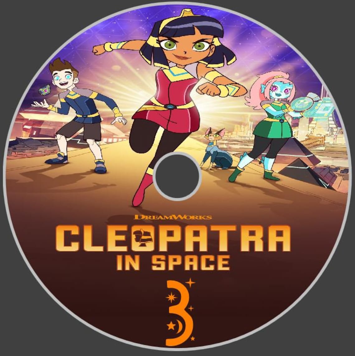 Cleopatra in Space Animated Series - Etsy