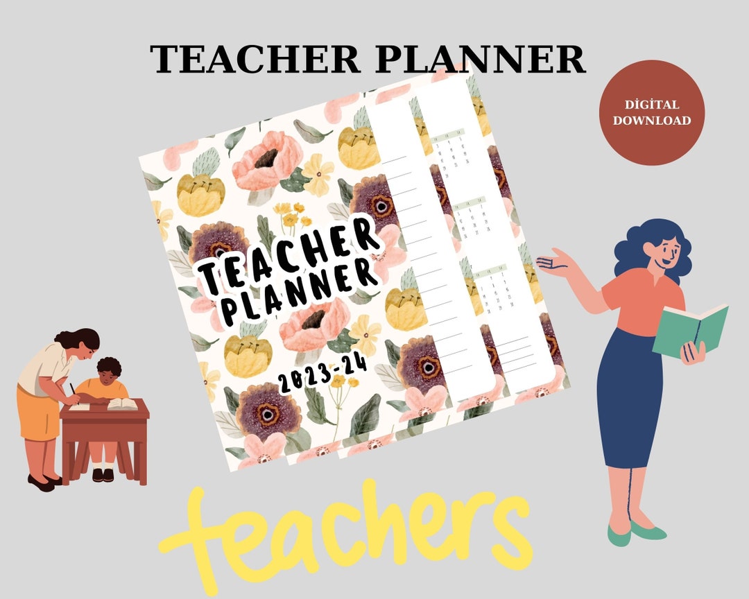 Teacher Planner,digital Download,student Lesson,teacher,download ...