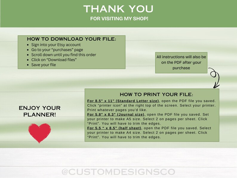 Monthly Doodle Pages Bundle - Printable - Digital Planner Pages ...