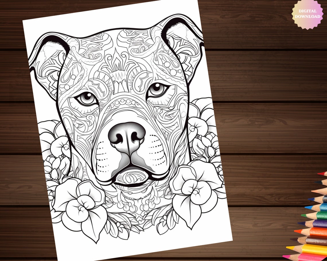 50+ Mandala Dog Coloring Book Pages | Dog Coloring Page Printable PDF ...