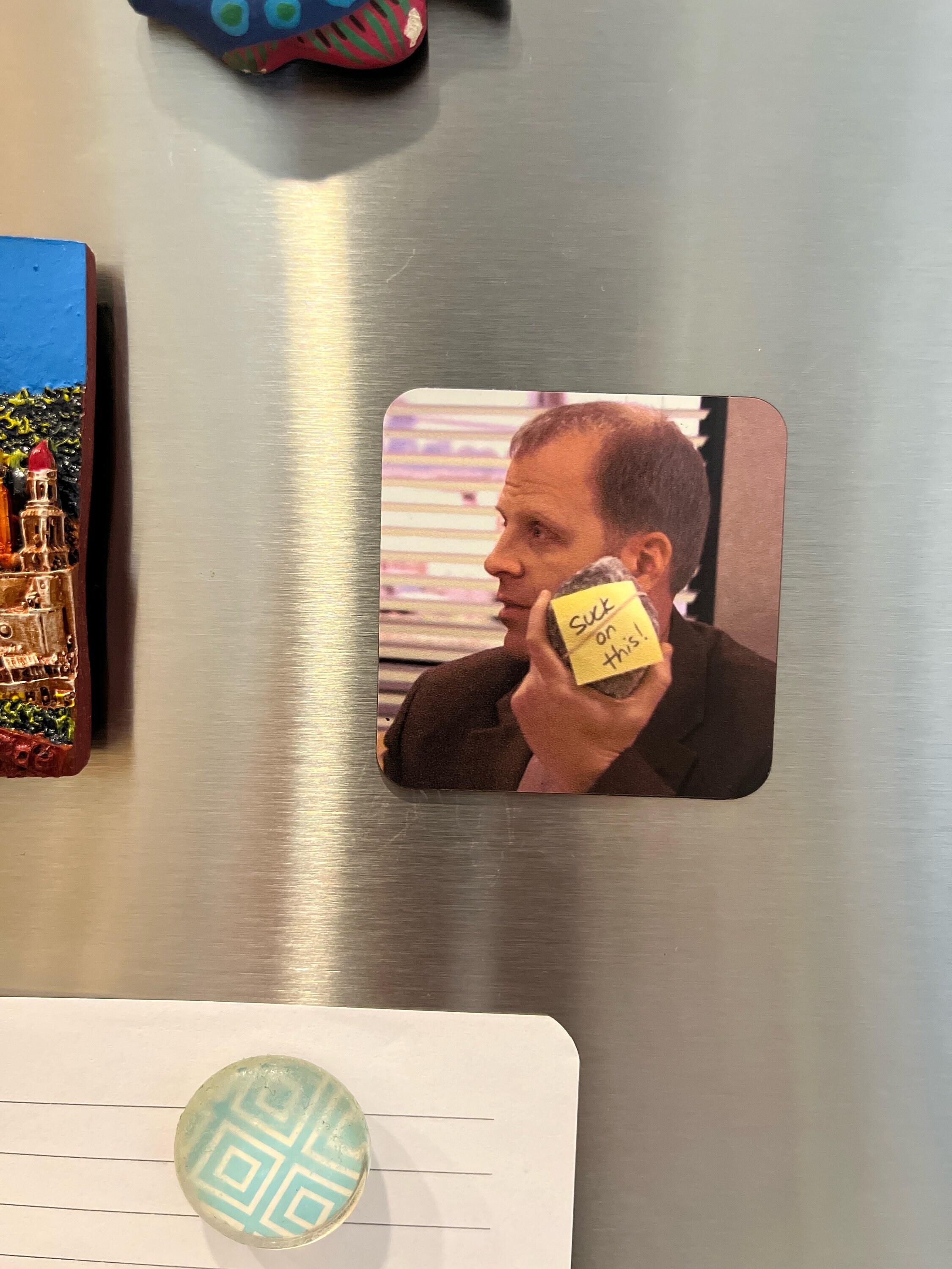 The Office Magnet Toby Goodbye Toby Suck on This Dunder Mifflin Magnet ...