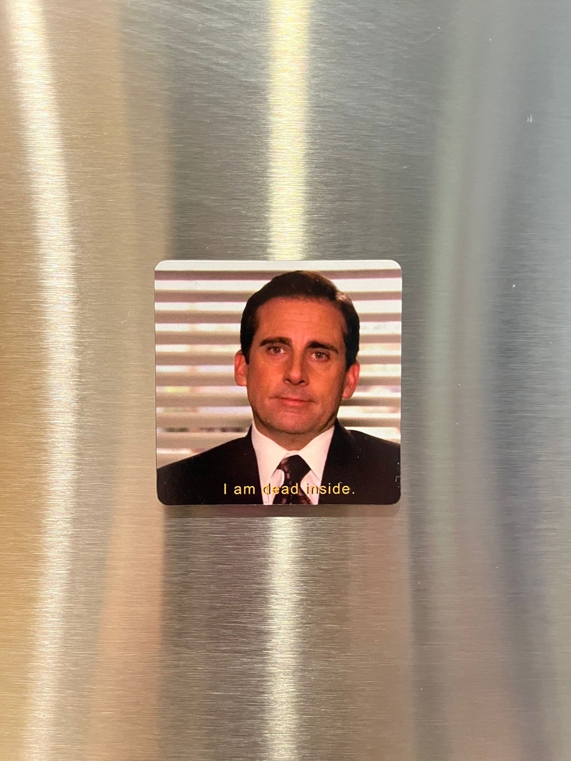 The Office Magnet | I Am Dead Inside | Michael Scott | Dunder Mifflin ...