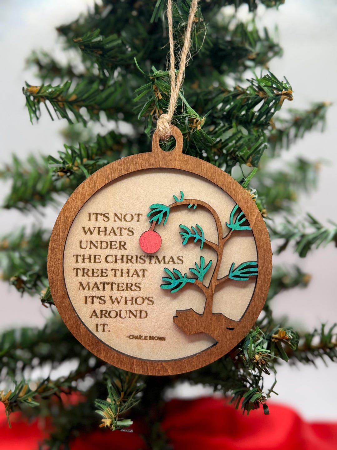 It’s Not What Under the Tree the Matters. Charlie Brown Inspired Quote ...
