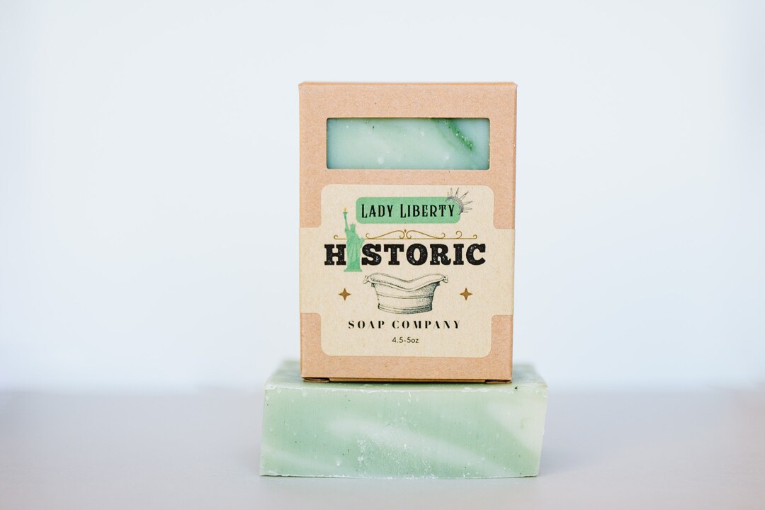 Lady Liberty- Handcrafted Natural Soap for Men and Women, Bar Soap Gift ...