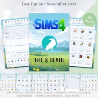 The Sims 4 Super Sim Challenge Tracker ADVENTURE AWAITS, Template ...