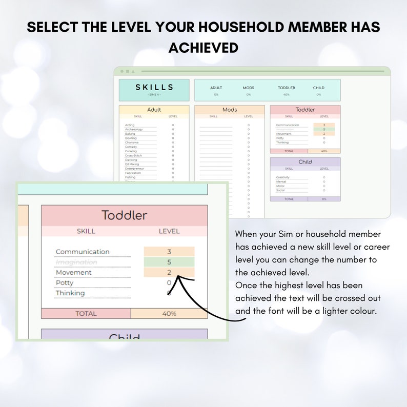 The Sims 4 Tracker, Sims 4 Legacy Gameplay, Super Sim Challenge Tracker ...