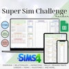 The Sims 4 Biography Tracker, Sim Profile Planner, Sims Only - Etsy