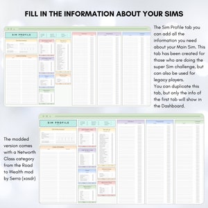 The Sims 4 Tracker, Sims 4 Legacy Gameplay, Super Sim Challenge Tracker ...