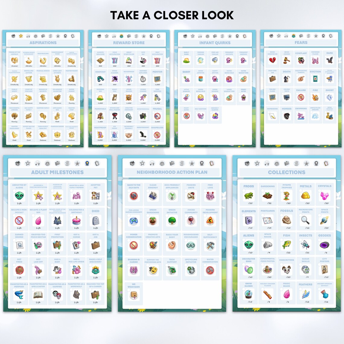 Ultimate Sims 4 Planner, Super Sim Challenge, Sims Planner, Sims ...