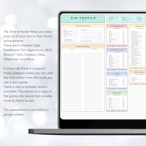 The Sims 4 Tracker, Sims 4 Legacy Gameplay, Super Sim Challenge Tracker ...