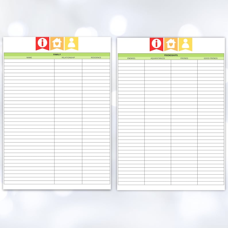 The Sims 4 Biography Tracker, Sim Profile Planner, Sims Pets Only - Etsy