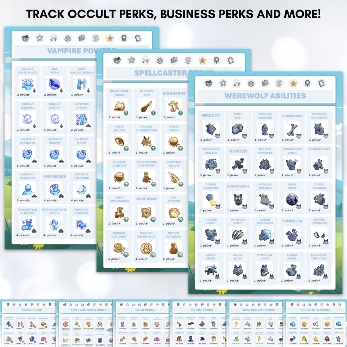 Ultimate Sims 4 Planner, Super Sim Challenge, Sims Planner, Sims ...