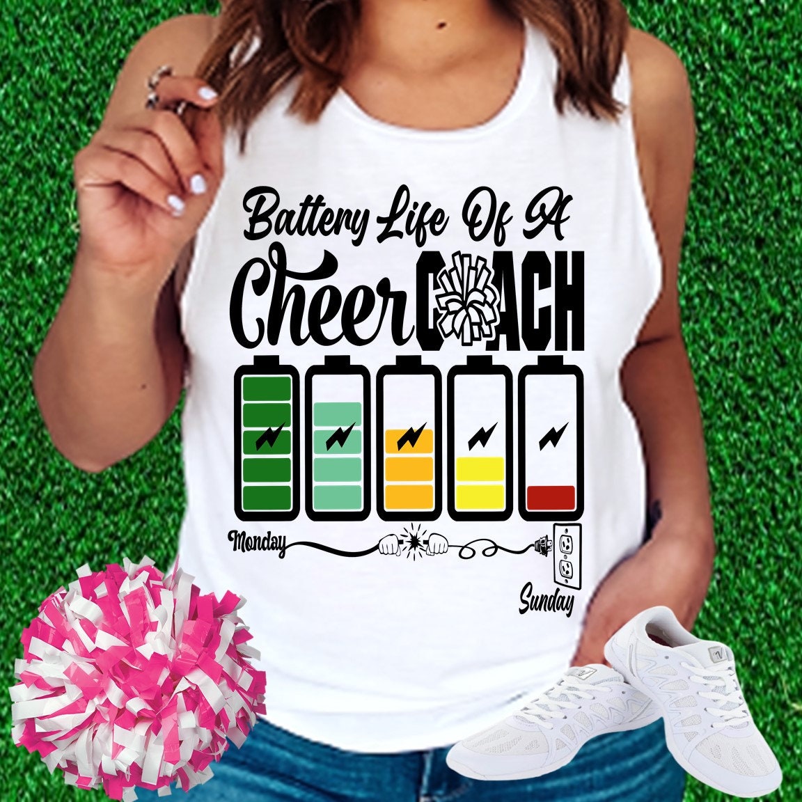 Cheer Coach T Shirt Funny Cheer Coach Gift for Cheer Coach Cheer Gift ...