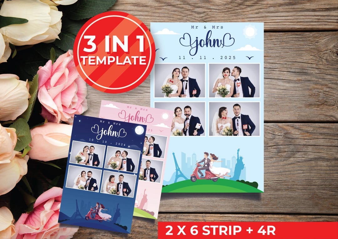 Wedding Photobooth Template Wedding Photo Booth Template Motorcycle ...