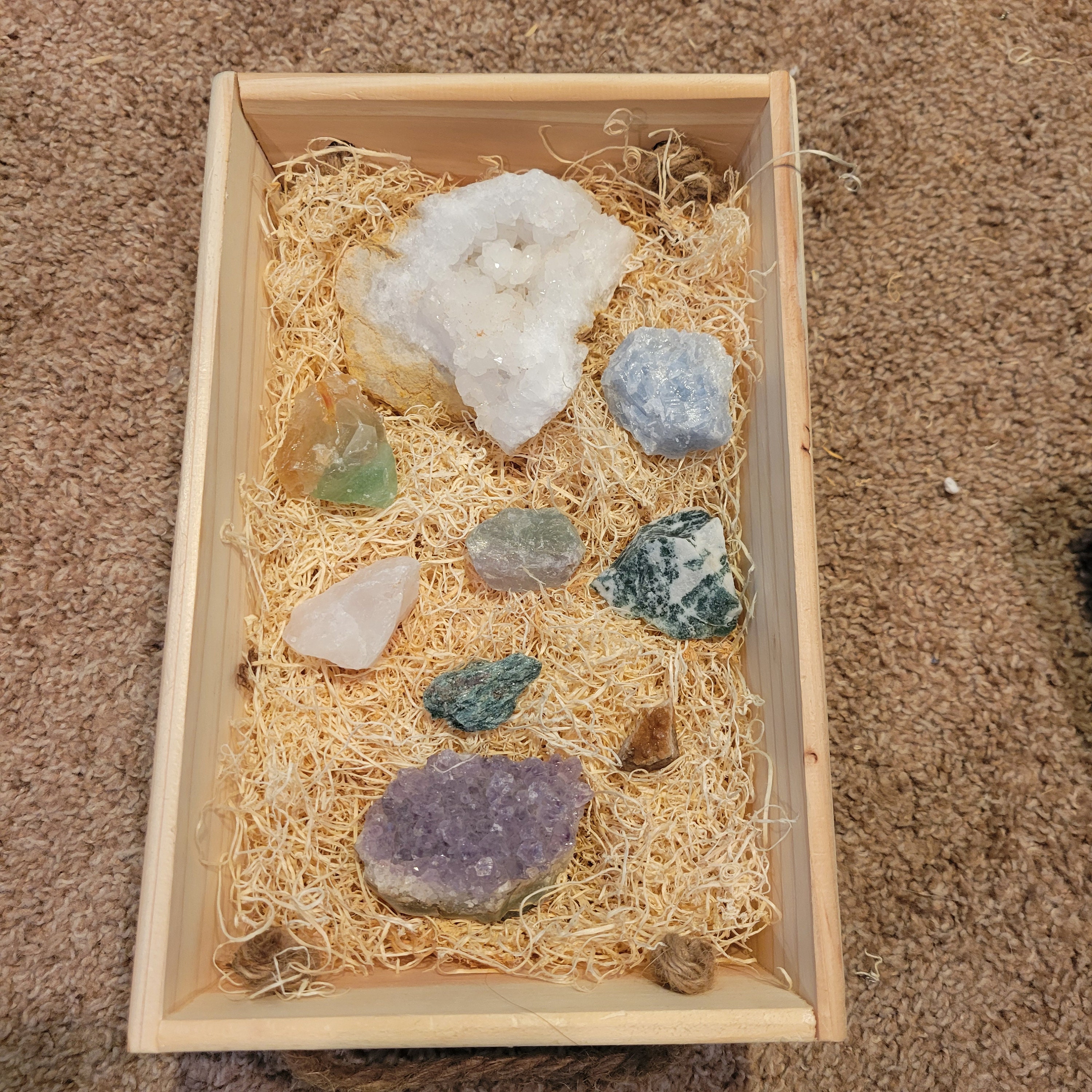 Geode, Amethyst Gem Crate - Etsy