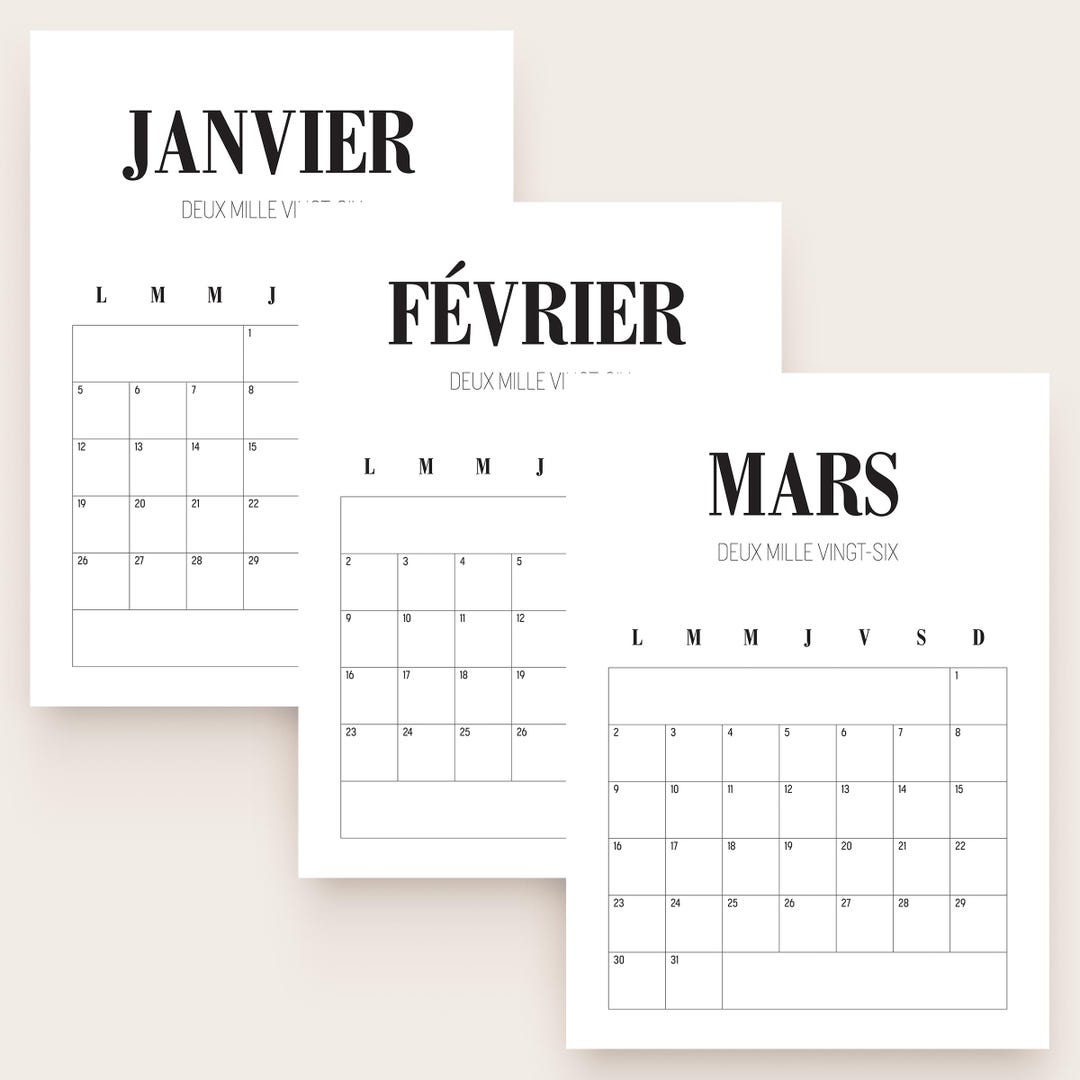Retro Calendar - 2026 Vertical Monday Calendar, Retro Monthly Calendar ...