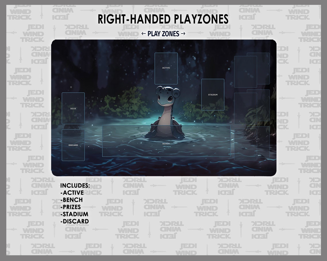 Pokemon Standard TCG Playmat - Lapras Late Night Swim - Etsy