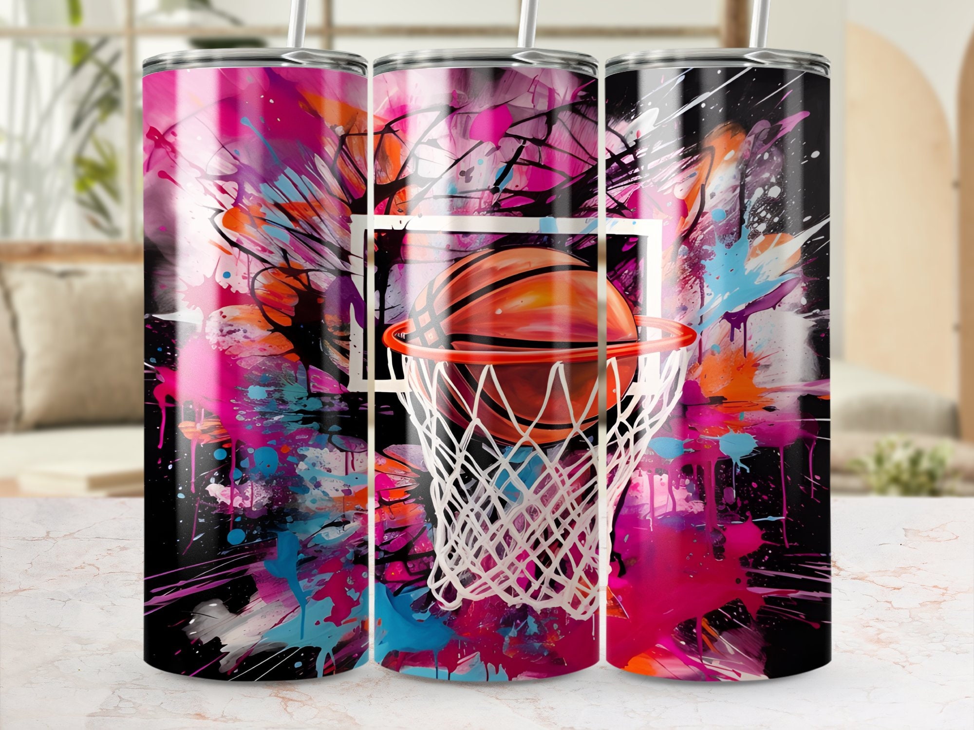 Girls Basketball Tumbler Wrap Sublimation Design Digital Download PNG ...