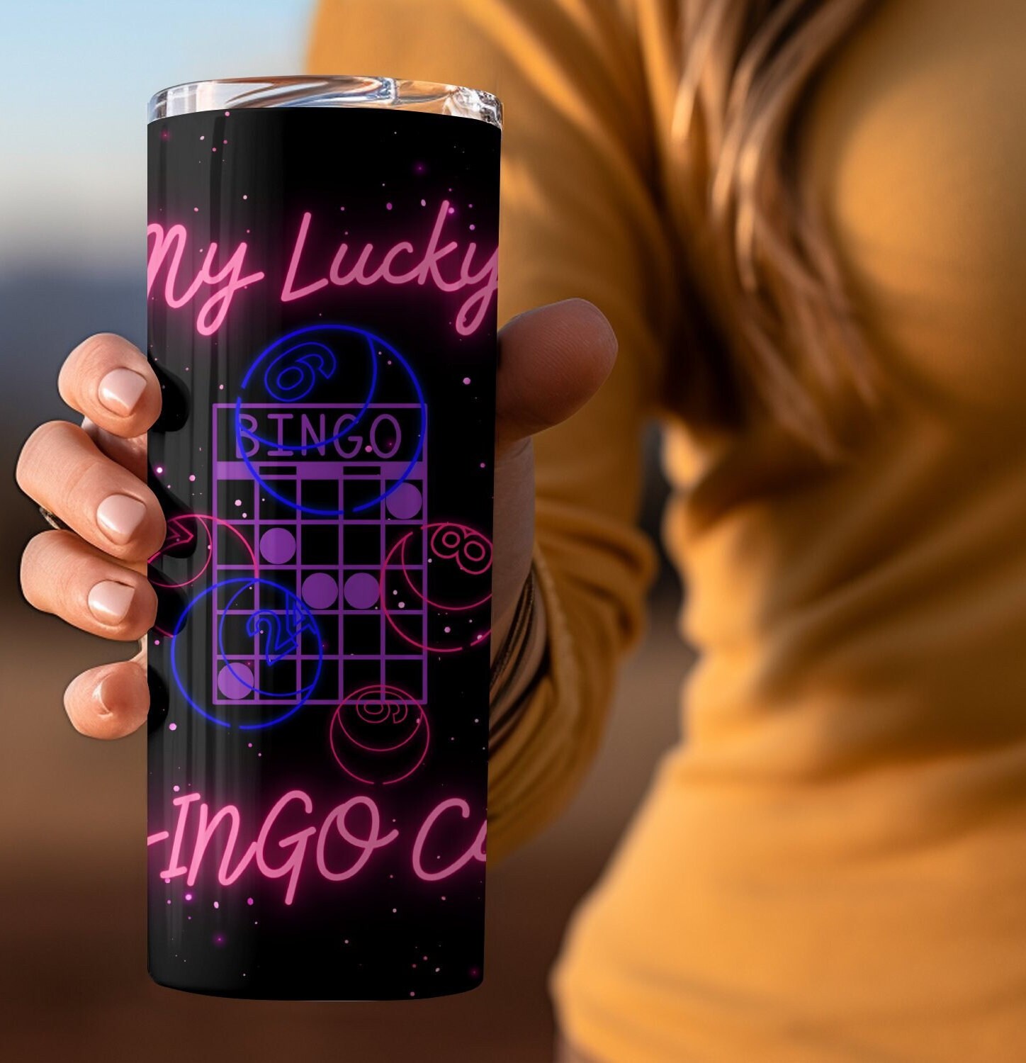 Bingo Digital Download Sublimation Tumbler Wrap Design, 20 Oz Skinny ...