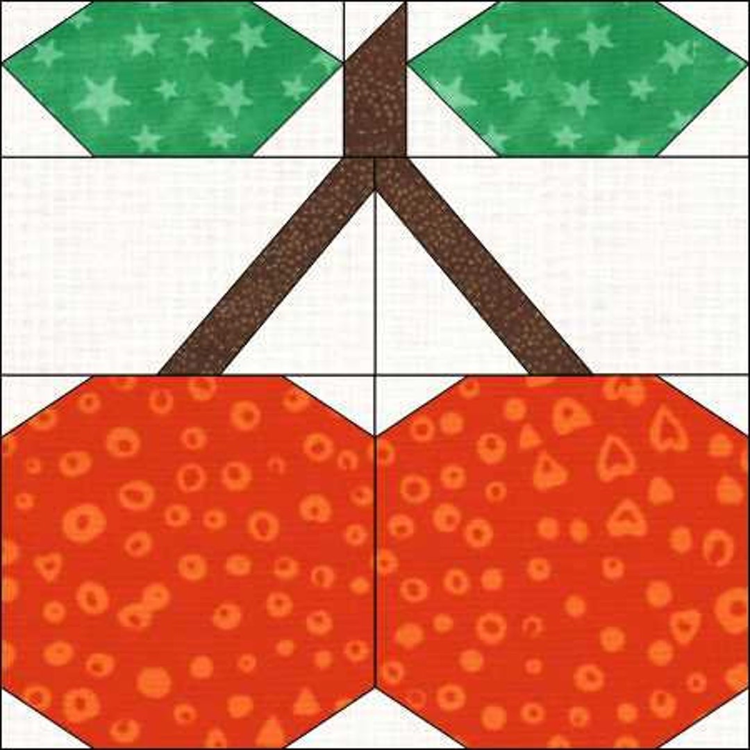 FPP Cherry 6x6 Block - Etsy