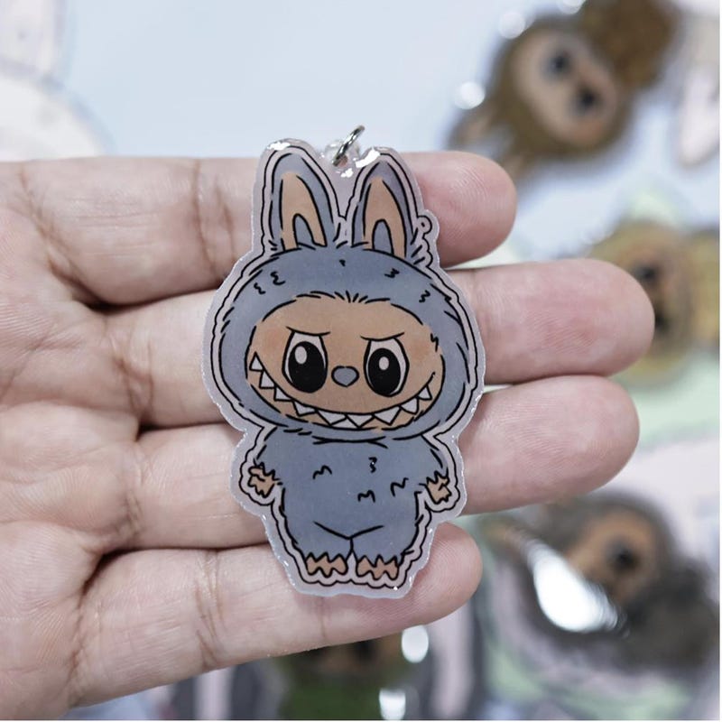 Labubu Key Charms - Etsy