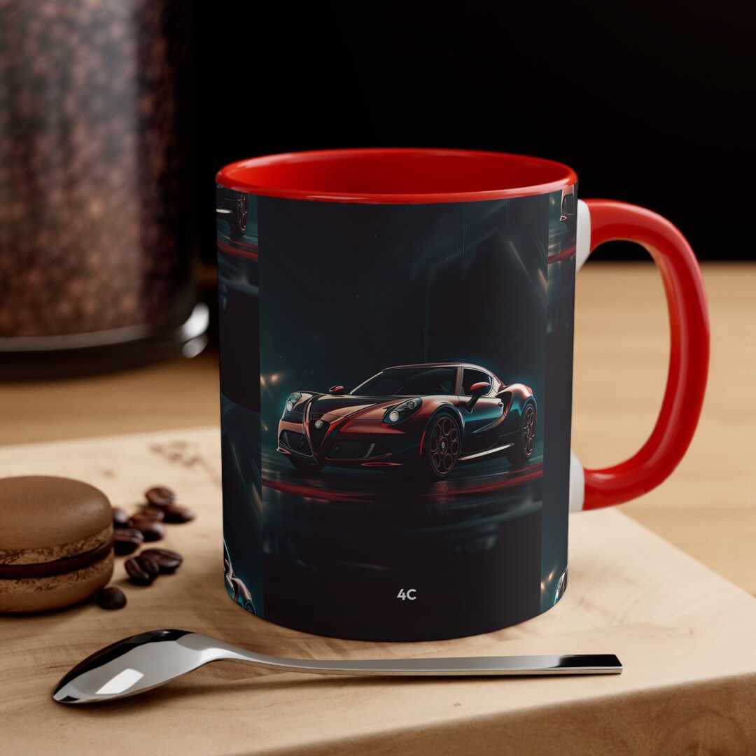 Alfa Romeo 4C Mug Alfa Romeo Coffee Mug Car Mug Coffee Cup - Etsy