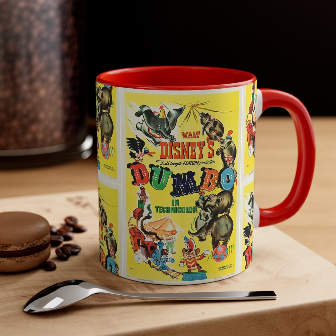 Dumbo Mug, Dumbo Coffee Mug, Disney Movie Mug, Coffee Cup, Ceramic Mug ...