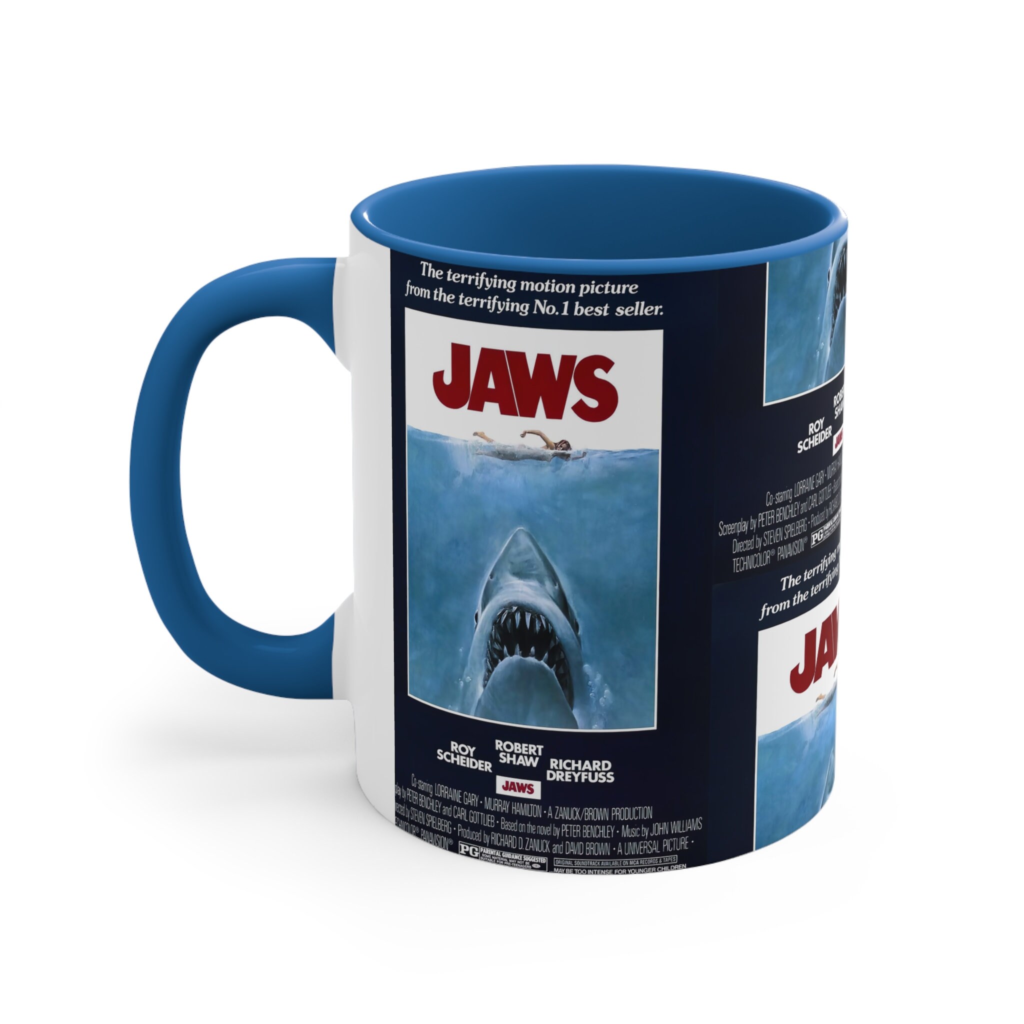 Jaws Mug, Jaws Coffee Mug, Jaws Movie Mug, Coffee Cup, Ceramic Mug ...