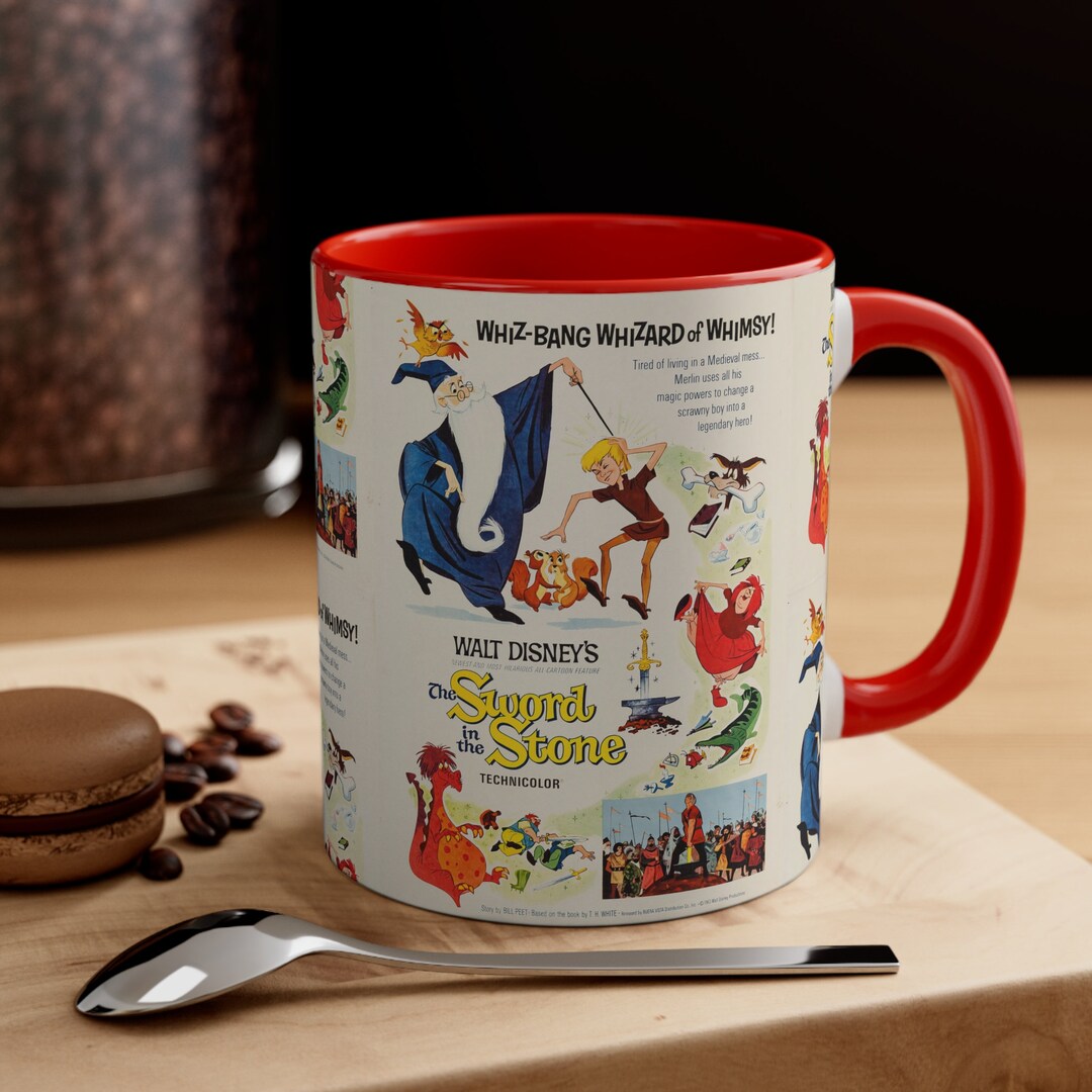 The Sword in the Stone Mug, the Sword in the Stone Coffee Mug, Disney ...
