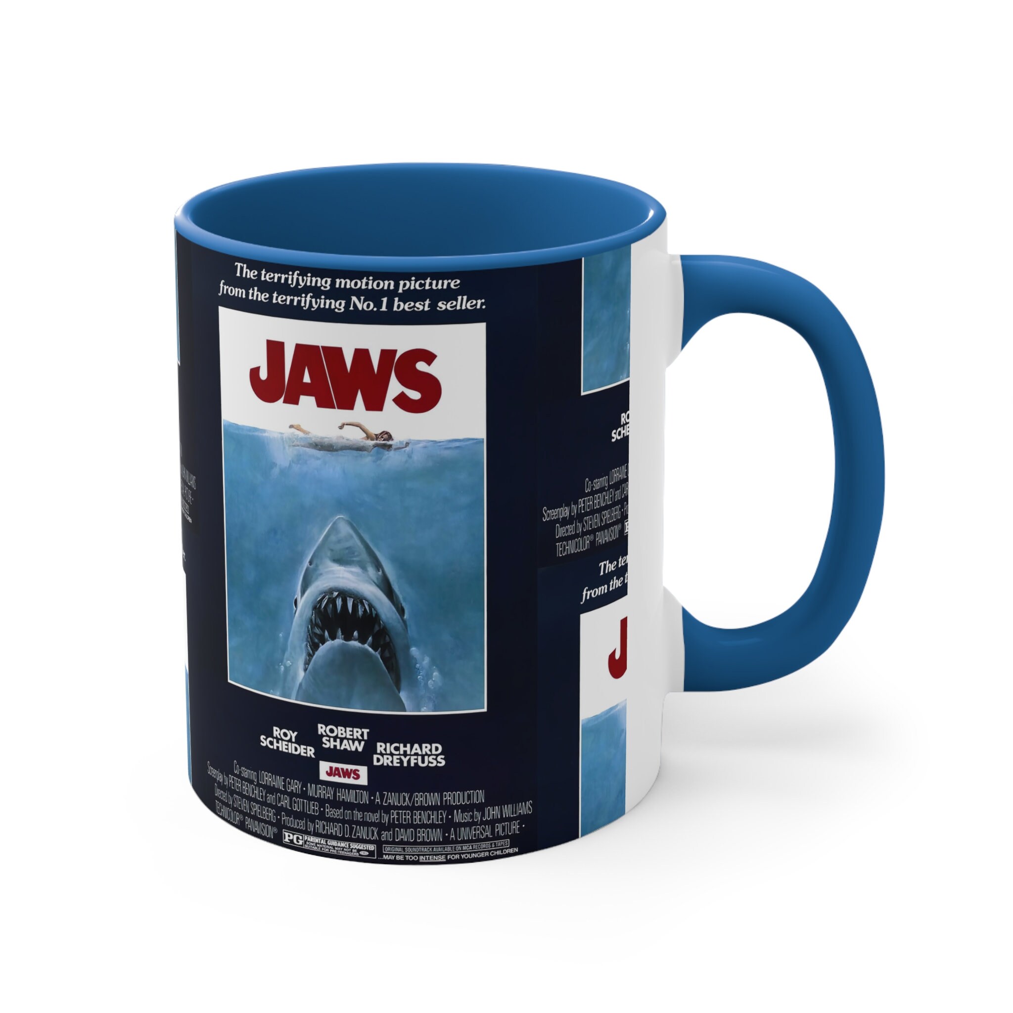 Jaws Mug, Jaws Coffee Mug, Jaws Movie Mug, Coffee Cup, Ceramic Mug ...