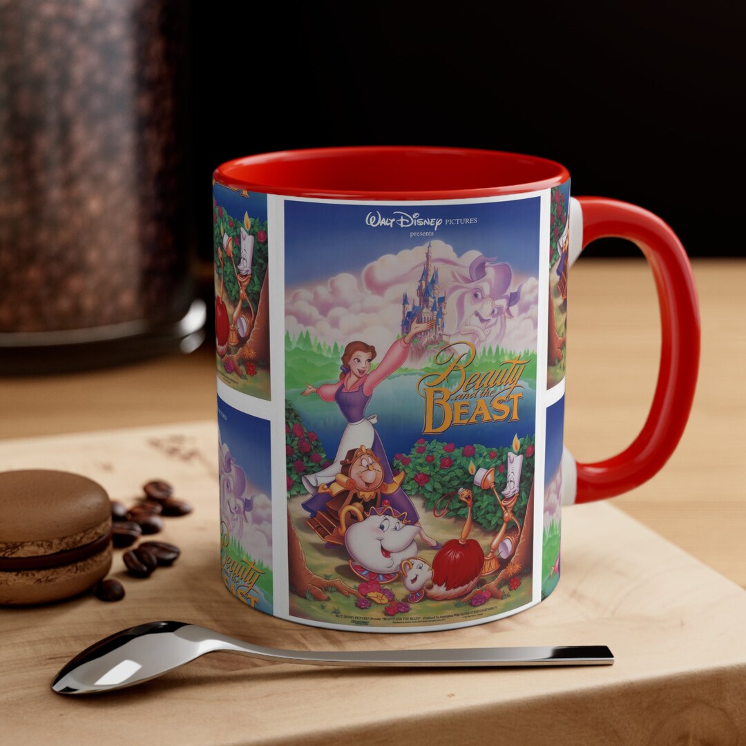 Beauty and the Beast Mug, Beauty and the Beast Coffee Mug, Disney Movie ...