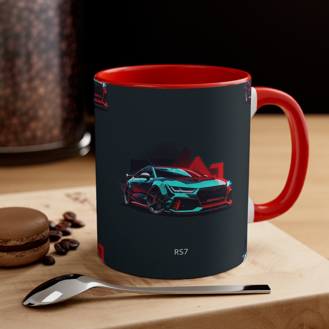 Audi RS7 Mug, Audi Coffee Mug, Car Mug, Coffee Cup, Ceramic Mug, Coffee ...