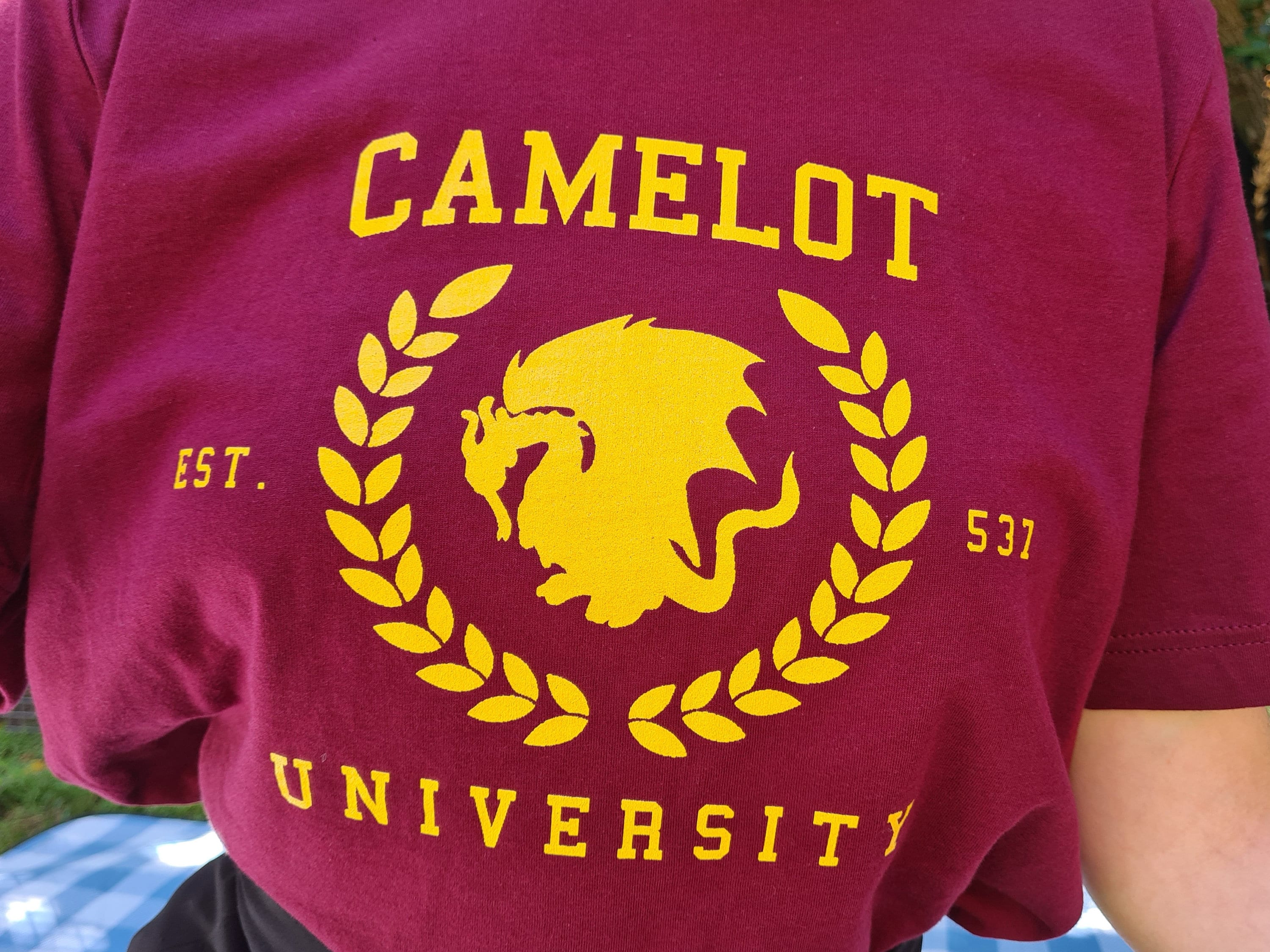 Camelot College University T-shirt Fantasy College Apparel - Etsy