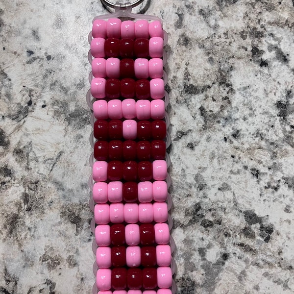 Pony Bead Keychain - Etsy