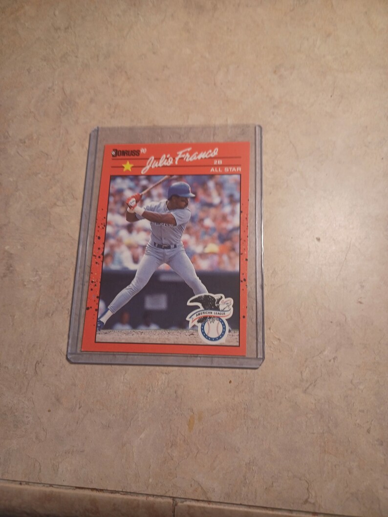 Julio Franco Baseball Card - Etsy