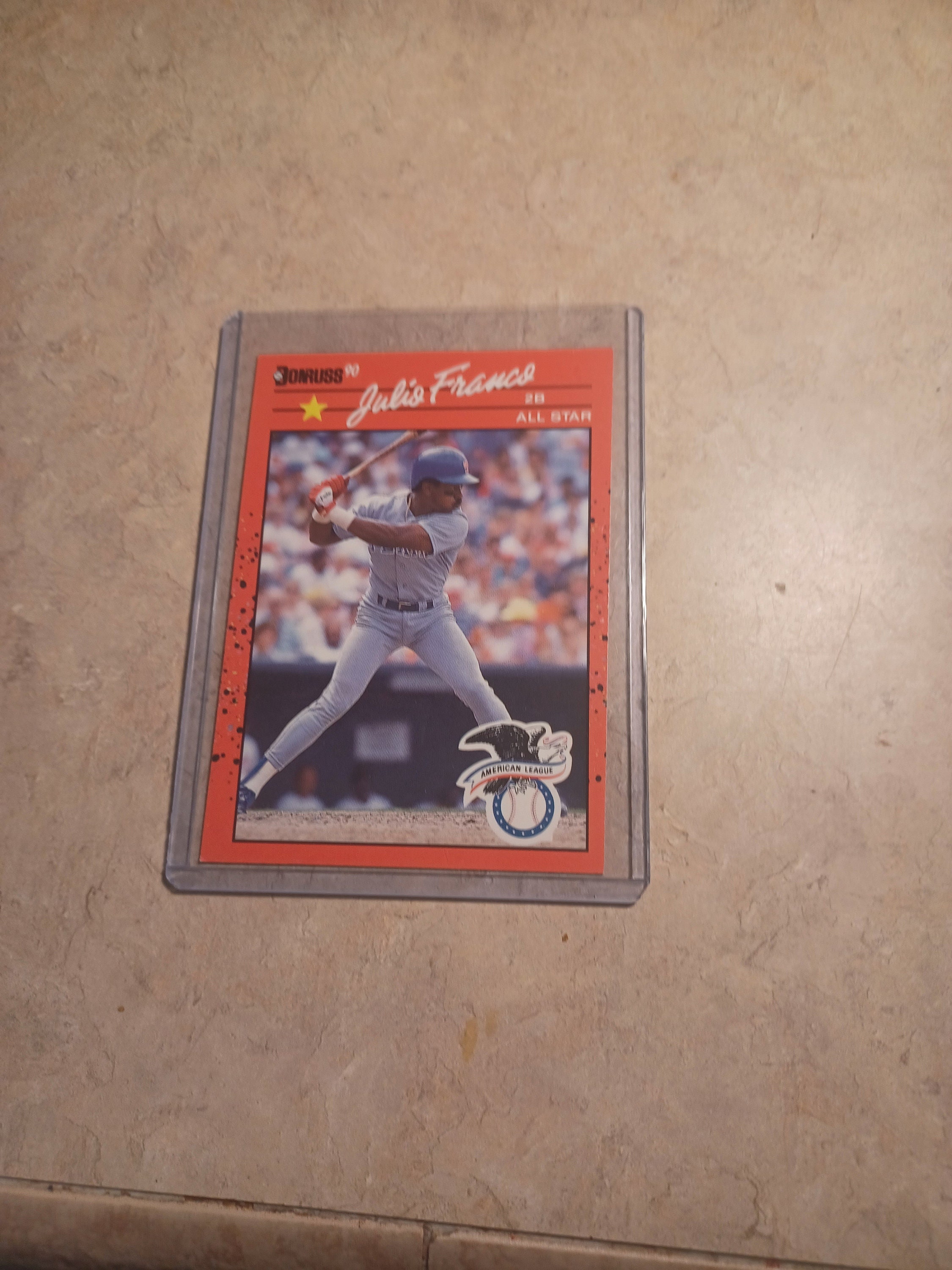 Julio Franco Baseball Card - Etsy